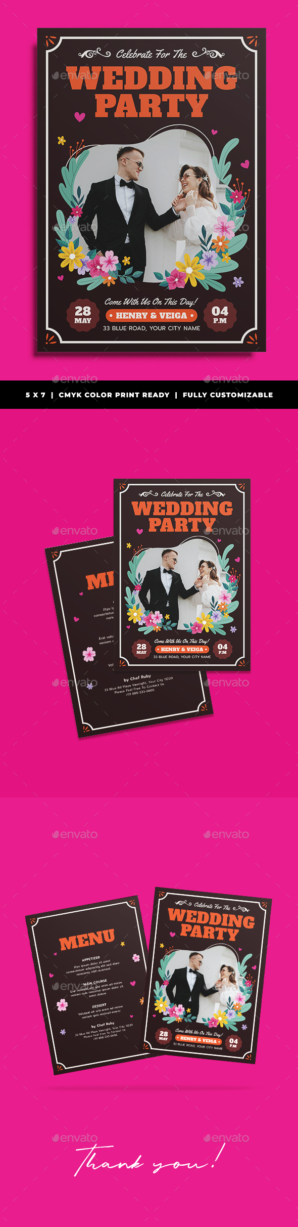 Card Designs & Invite Templates from GraphicRiver