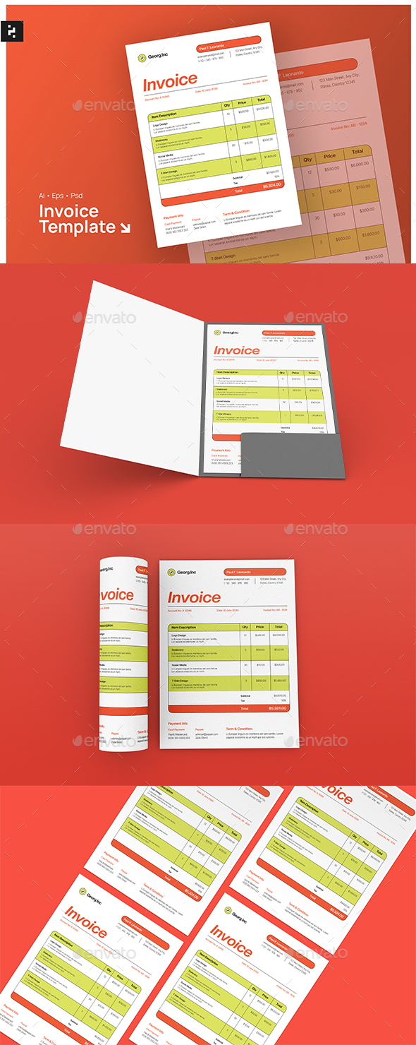 Business Proposal & Invoice Templates from GraphicRiver