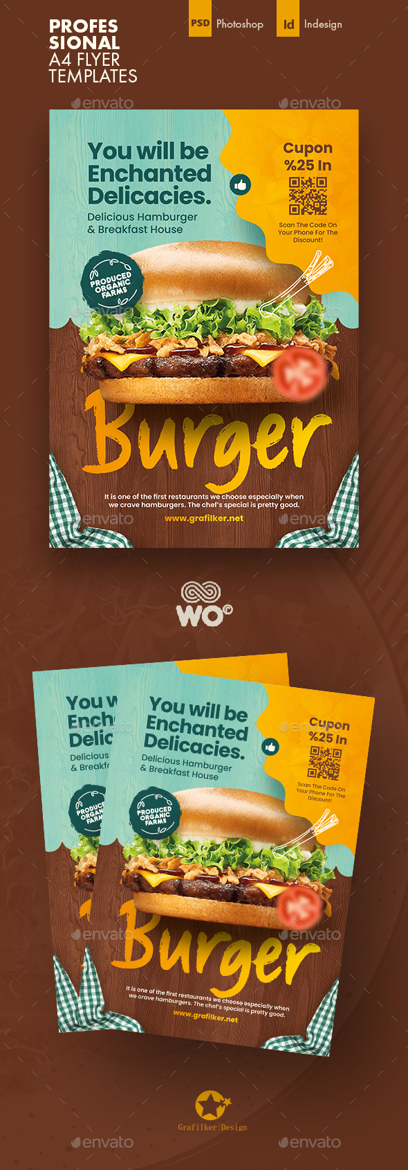 Burger Graphics, Designs & Templates | GraphicRiver