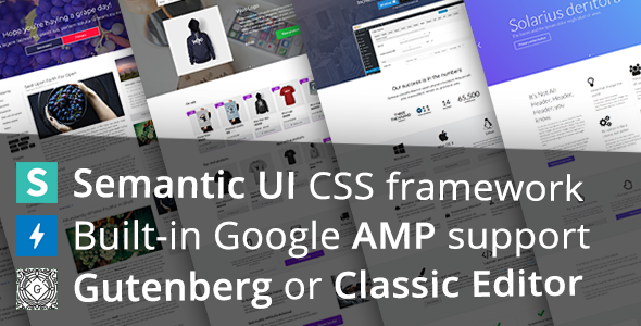 Semantic UI Website Templates | ThemeForest