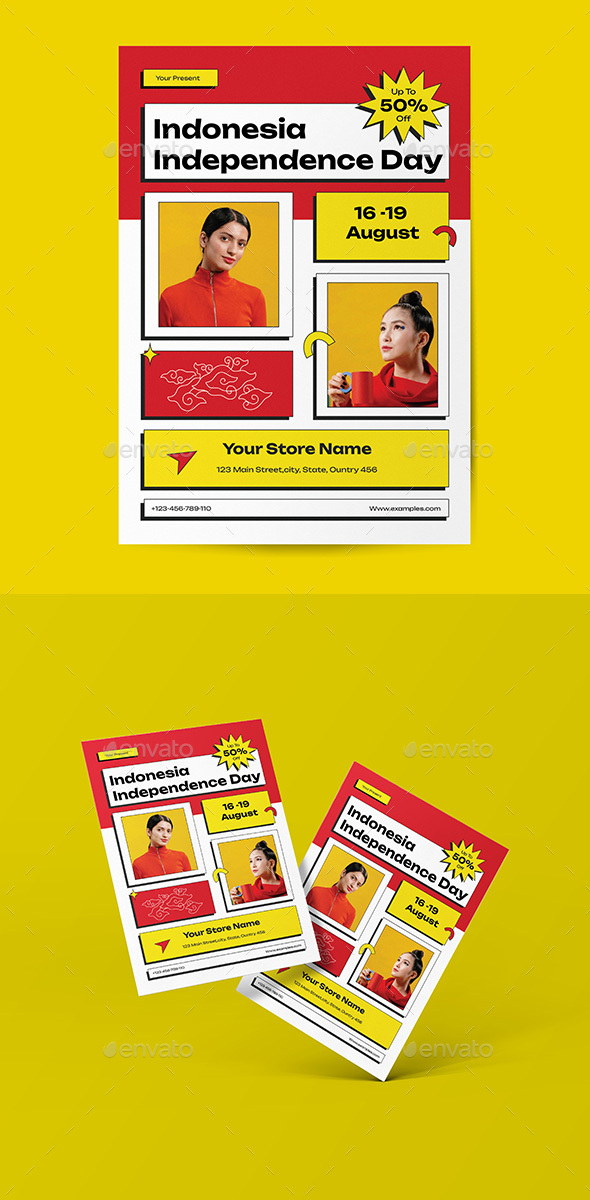 Indonesia Graphics, Designs & Templates | GraphicRiver