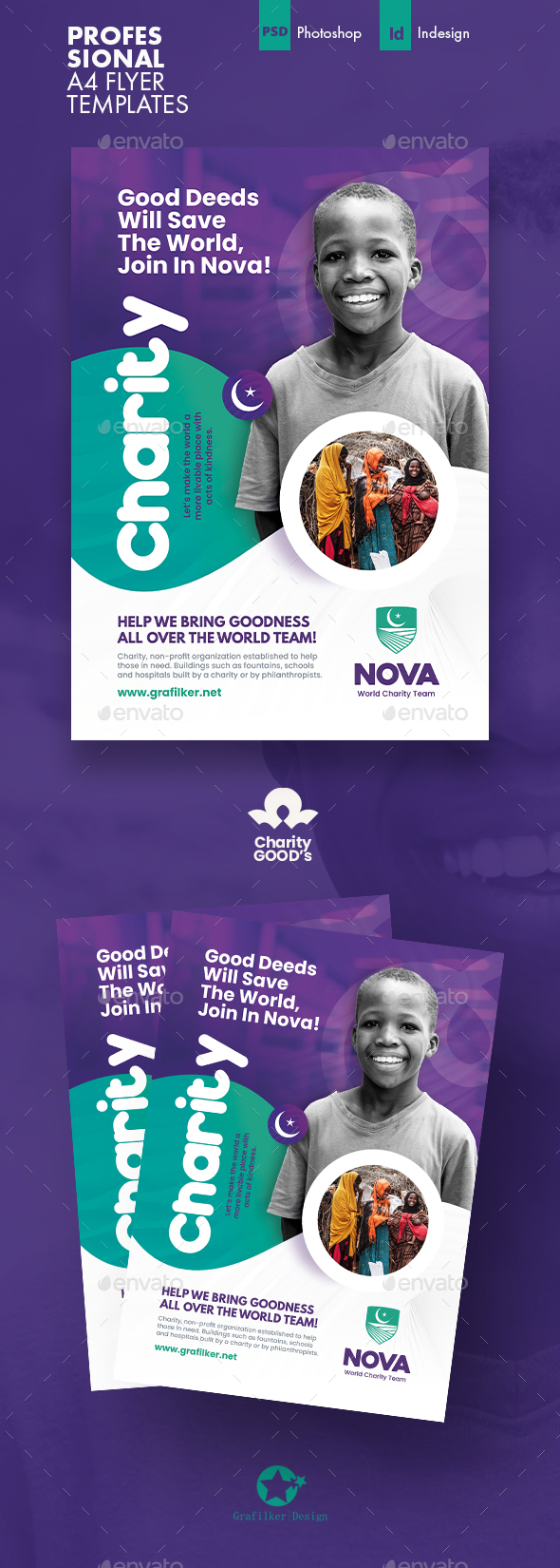 Charity Graphics, Designs & Templates | GraphicRiver