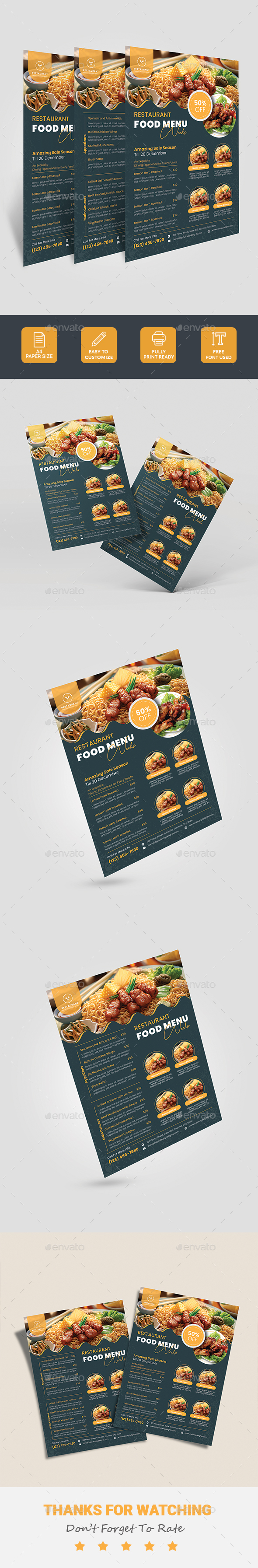 Menu Graphics, Designs & Templates | GraphicRiver