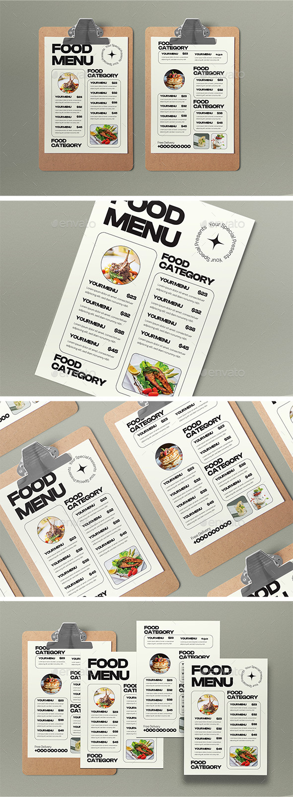 Menu Graphics, Designs & Templates | GraphicRiver