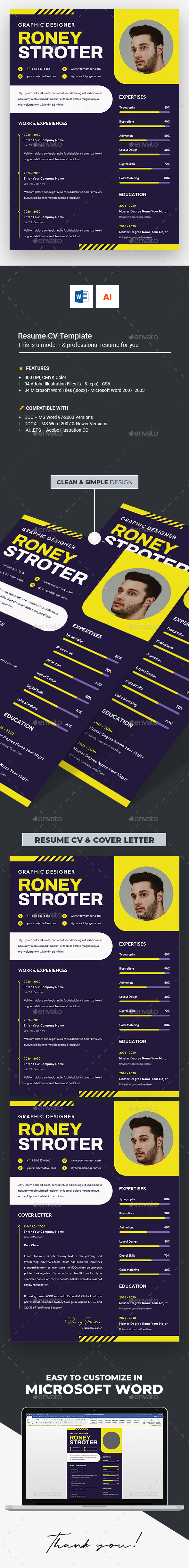 CV Graphics, Designs & Templates | GraphicRiver