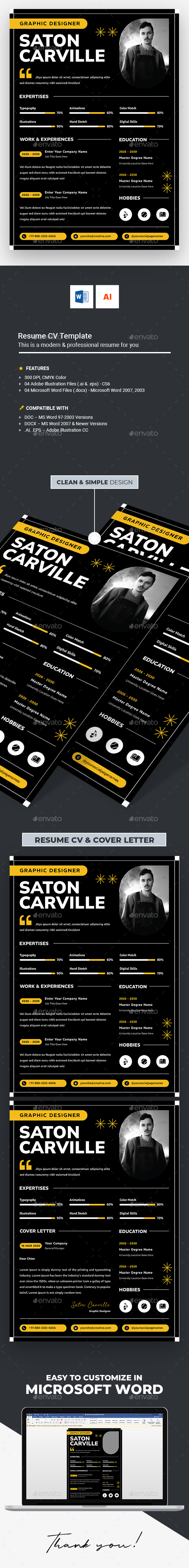 CV Graphics, Designs & Templates | GraphicRiver