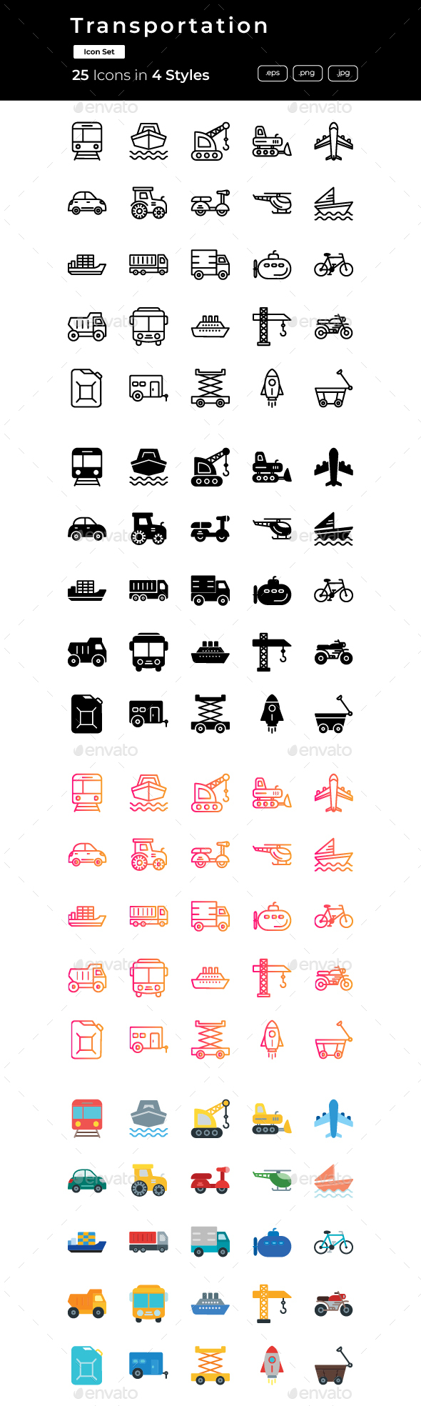 Icons Graphics, Designs & Templates | GraphicRiver