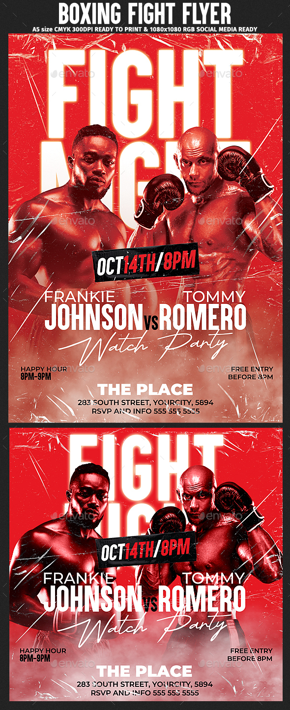 Boxing Graphics, Designs & Templates | GraphicRiver