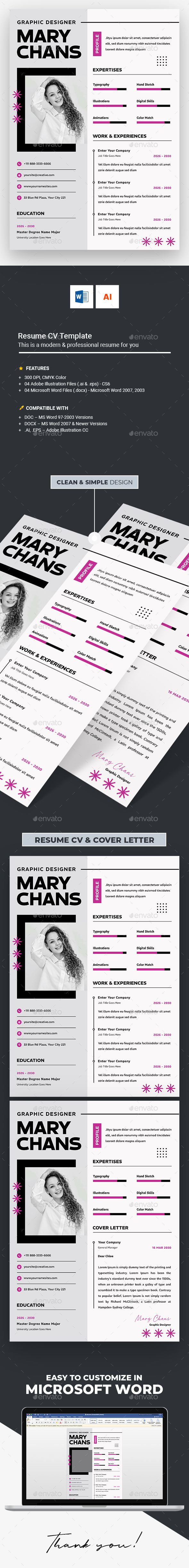 CV Graphics, Designs & Templates | GraphicRiver