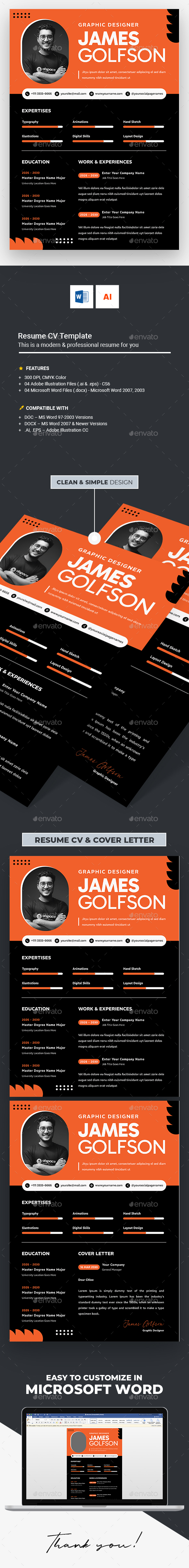 CV Graphics, Designs & Templates | GraphicRiver