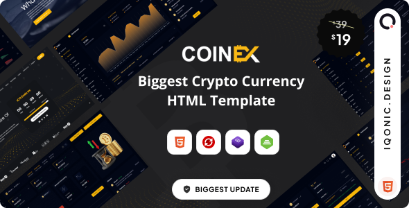 Crypto HTML Website Templates | ThemeForest