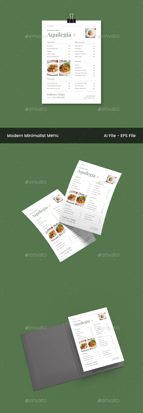 Menu Graphics, Designs & Templates | GraphicRiver