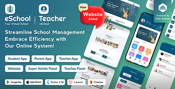 School Management System Mobile App Templates | CodeCanyon