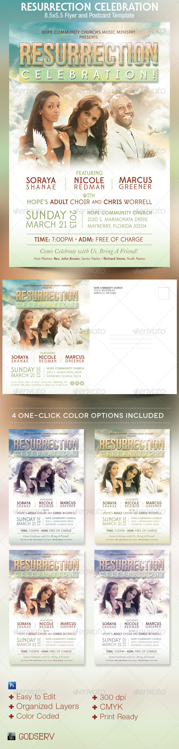 Resurrection Graphics, Designs & Templates | GraphicRiver