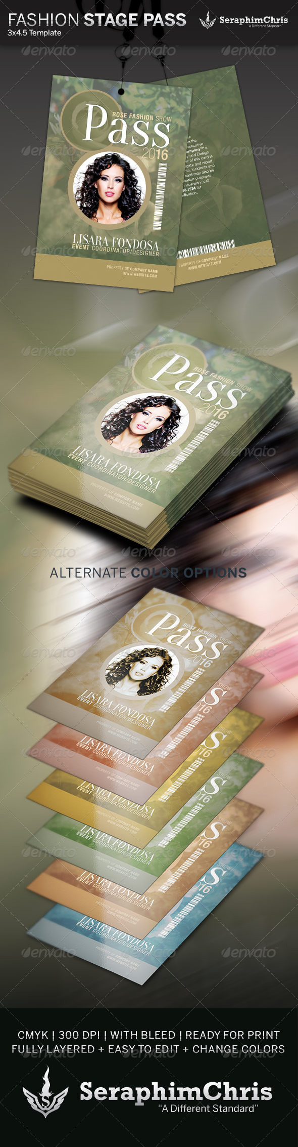 Media Pass Graphics, Designs & Templates from GraphicRiver