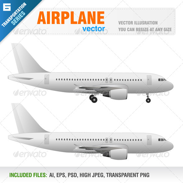 Airplane Graphics, Designs & Templates | GraphicRiver
