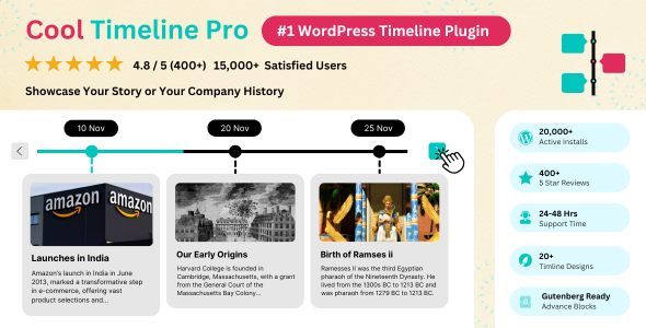 Timeline WordPress Plugins | CodeCanyon