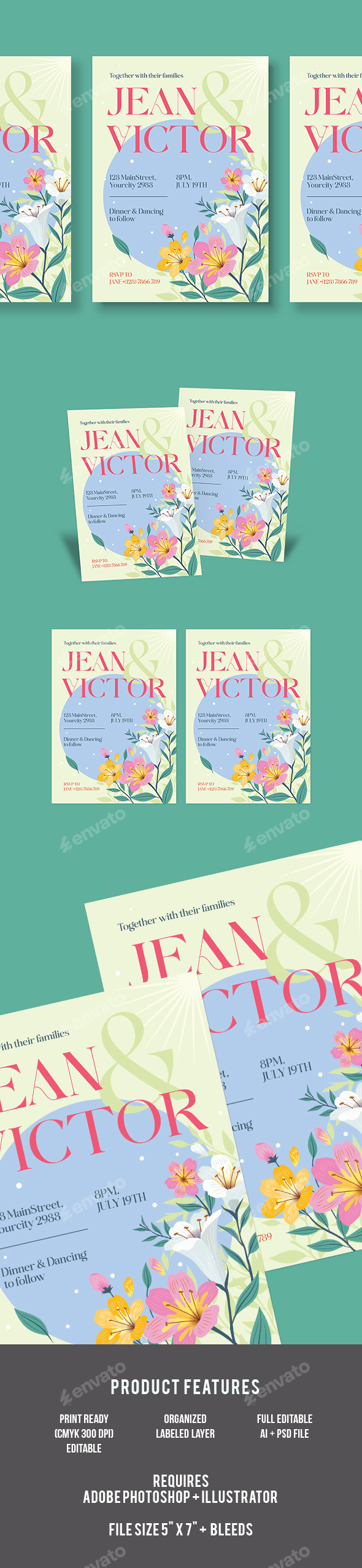 Invitation Graphics, Designs & Templates | GraphicRiver