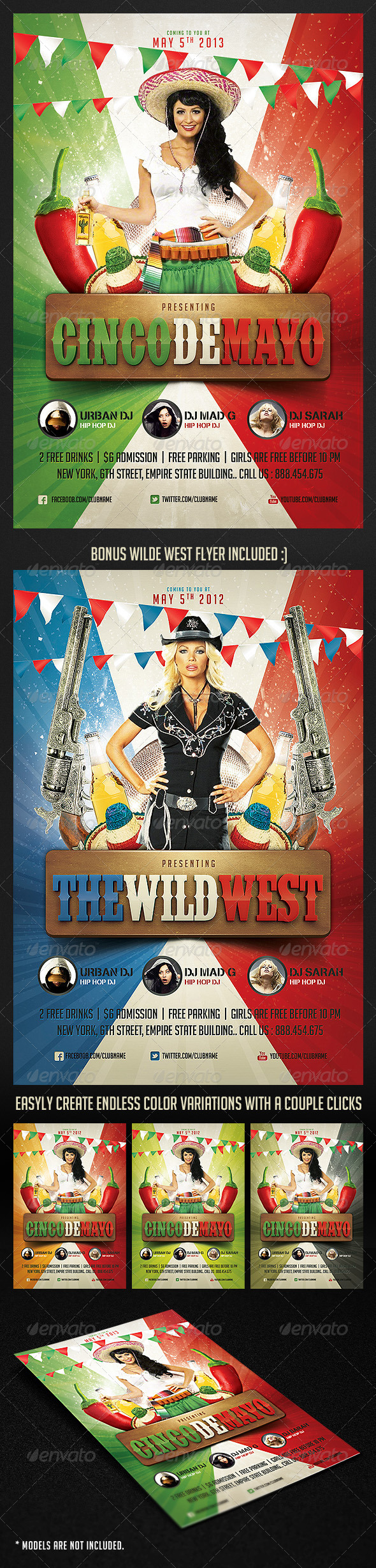 Cinco Graphics, Designs & Templates | GraphicRiver