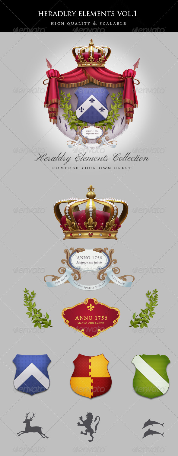 Heraldry Graphics, Designs & Templates | GraphicRiver