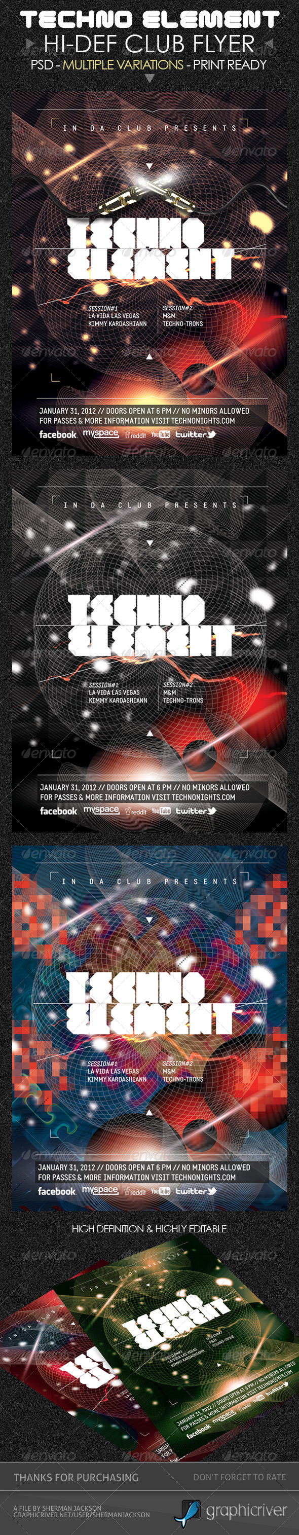 Element Flyer Templates | GraphicRiver
