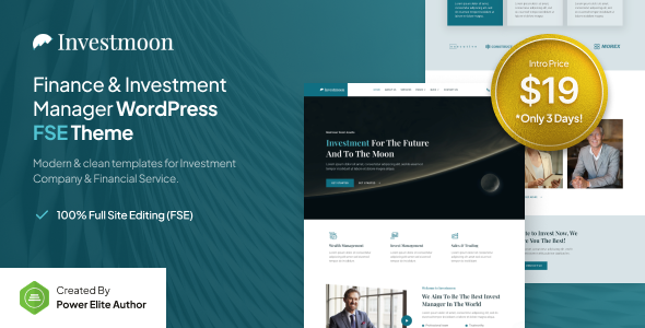 Investment Website Templates | ThemeForest