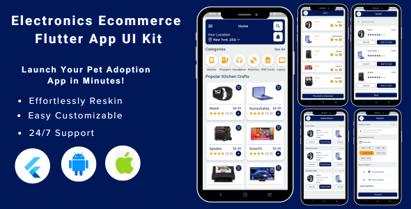 Electronic Store App - E-commerce Store app Flutter Mobile App Ui Kit ... Electronic Store App - E-commerce Store app Flutter Mobile App Ui Kit ...