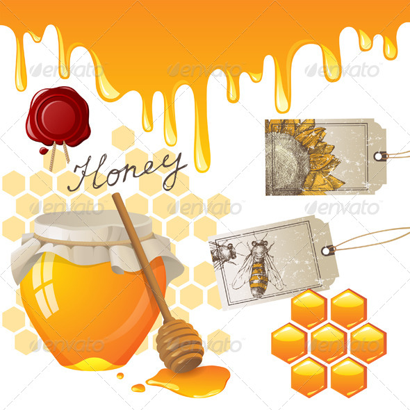Honey Graphics, Designs & Templates | GraphicRiver