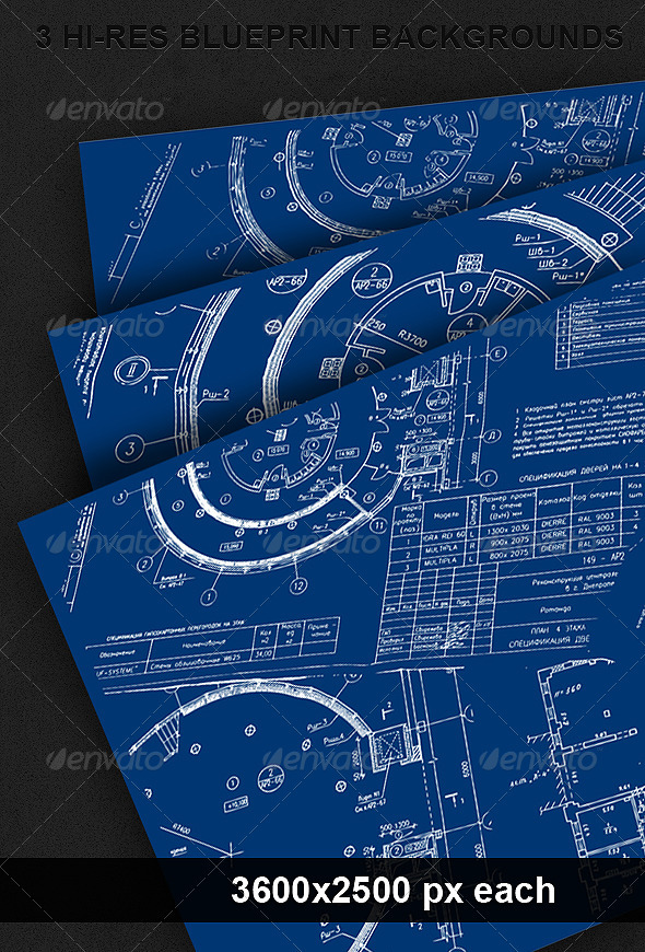 Blueprint Graphics, Designs & Templates | GraphicRiver