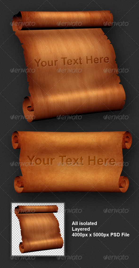 Scroll Graphics, Designs & Templates | GraphicRiver