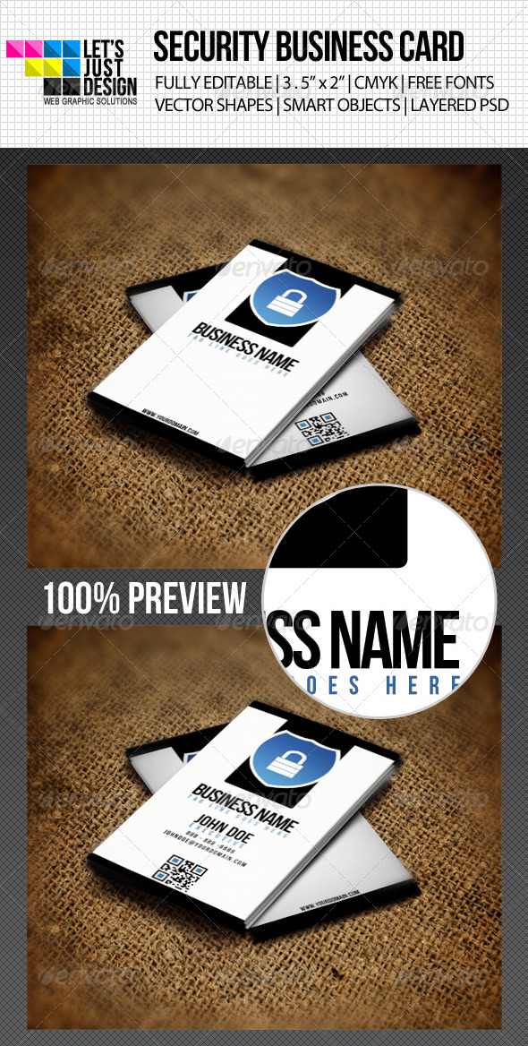 Security Business Card Templates & Designs | GraphicRiver
