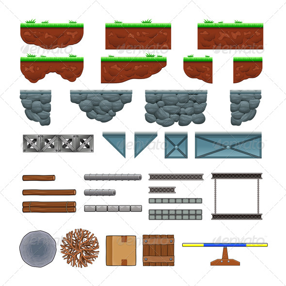 Obstacle Game Assets from GraphicRiver