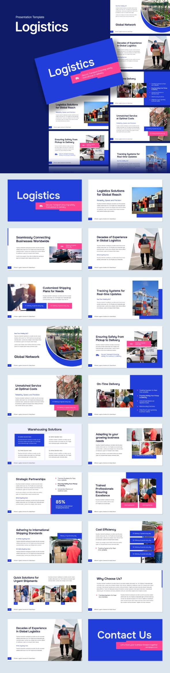 Logistics Graphics, Designs & Templates | GraphicRiver