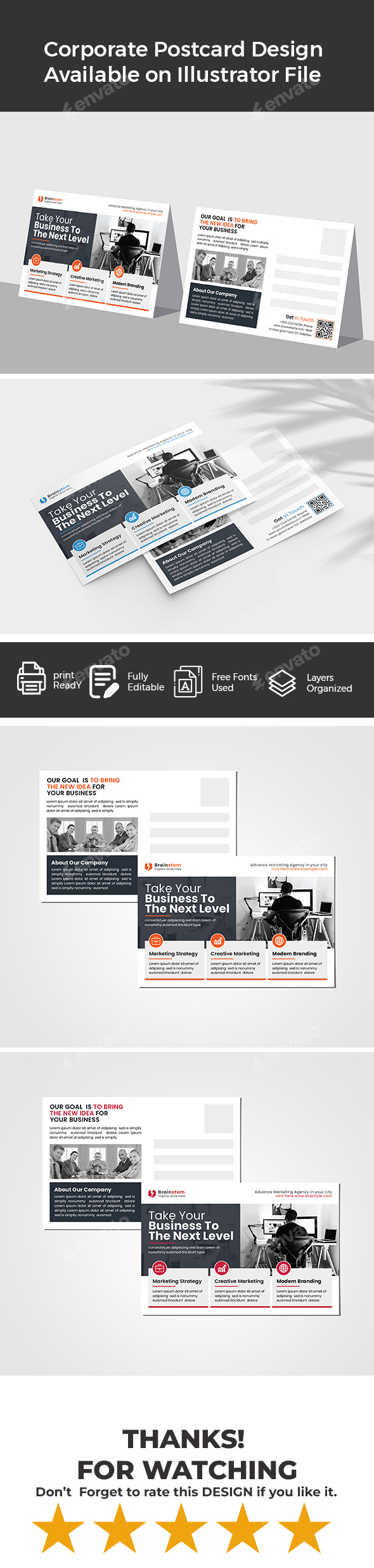 Postcard Graphics, Designs & Templates | GraphicRiver