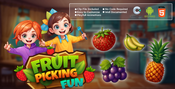 Fruit Picking Fun Game Educational Game Memory Game Html5 Android
