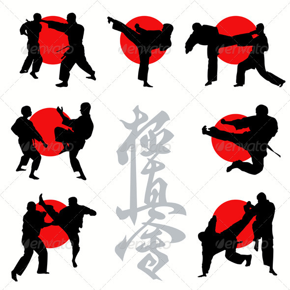Karate Graphics, Designs & Templates | GraphicRiver