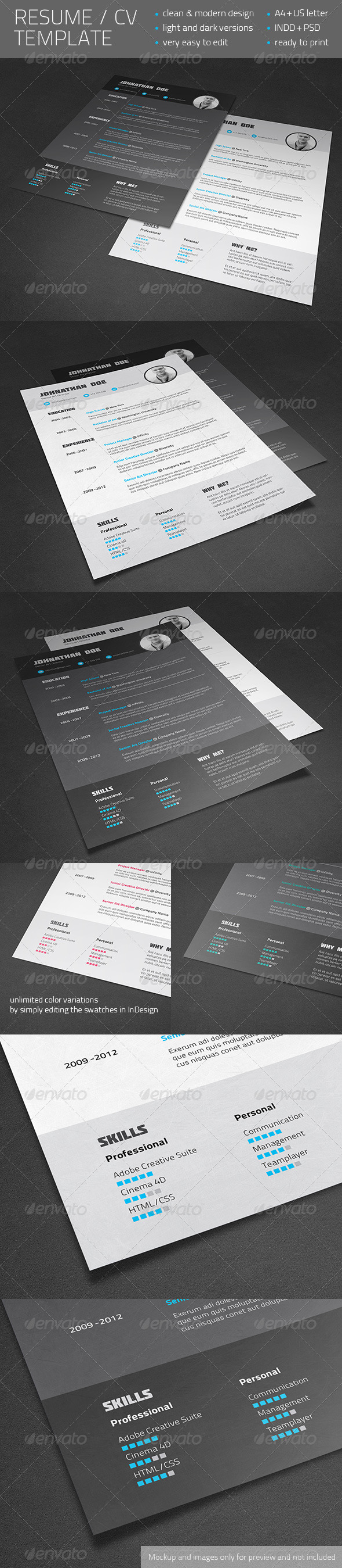 2025's Best Selling Resume Templates