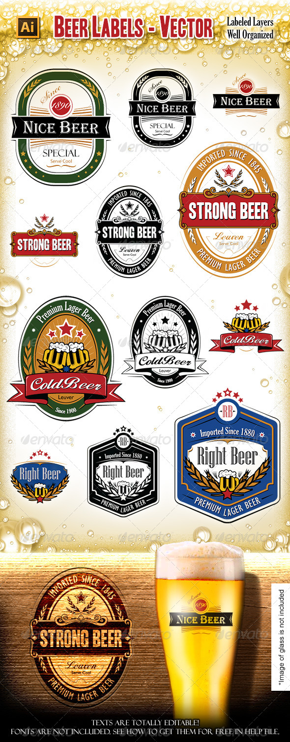 Label Graphics, Designs & Templates | GraphicRiver