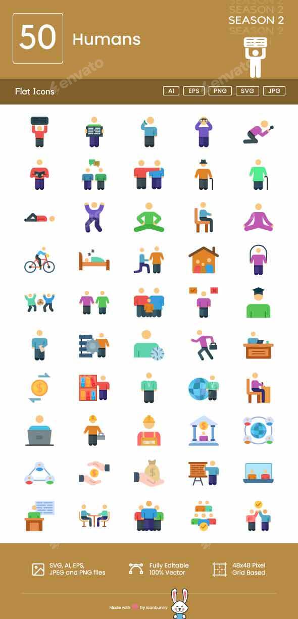 Character Icons from GraphicRiver