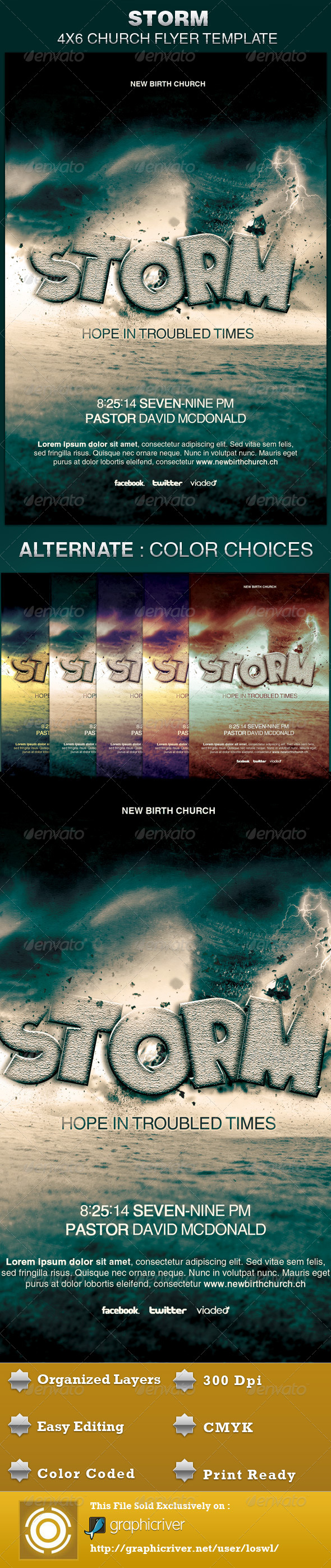 Storm Graphics, Designs & Templates | GraphicRiver