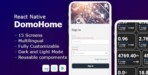 DomoHome : Smart Home Management React Native App UI | Graphicfort DomoHome : Smart Home Management React Native App UI | Graphicfort