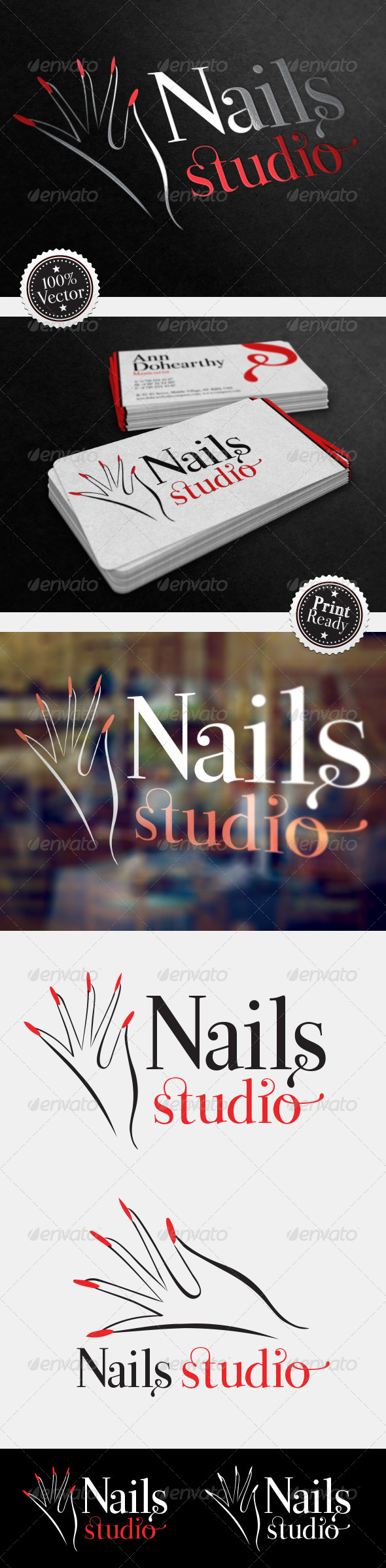 Nails Graphics, Designs & Templates | GraphicRiver