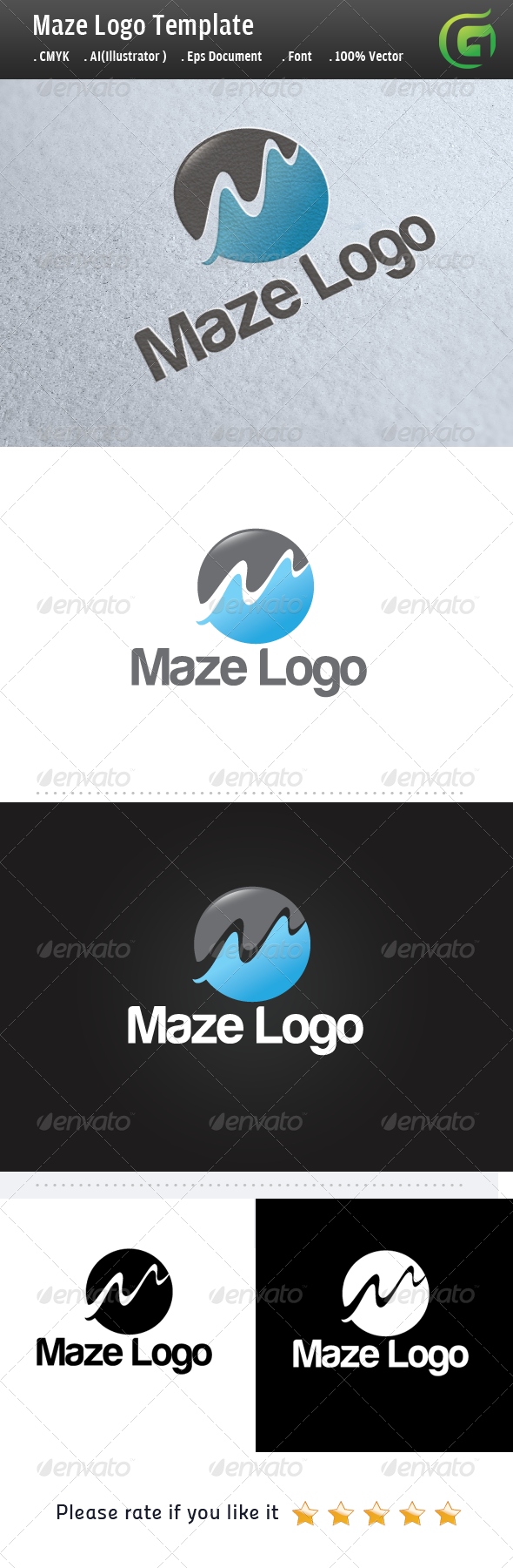 Maze Logo Templates | GraphicRiver