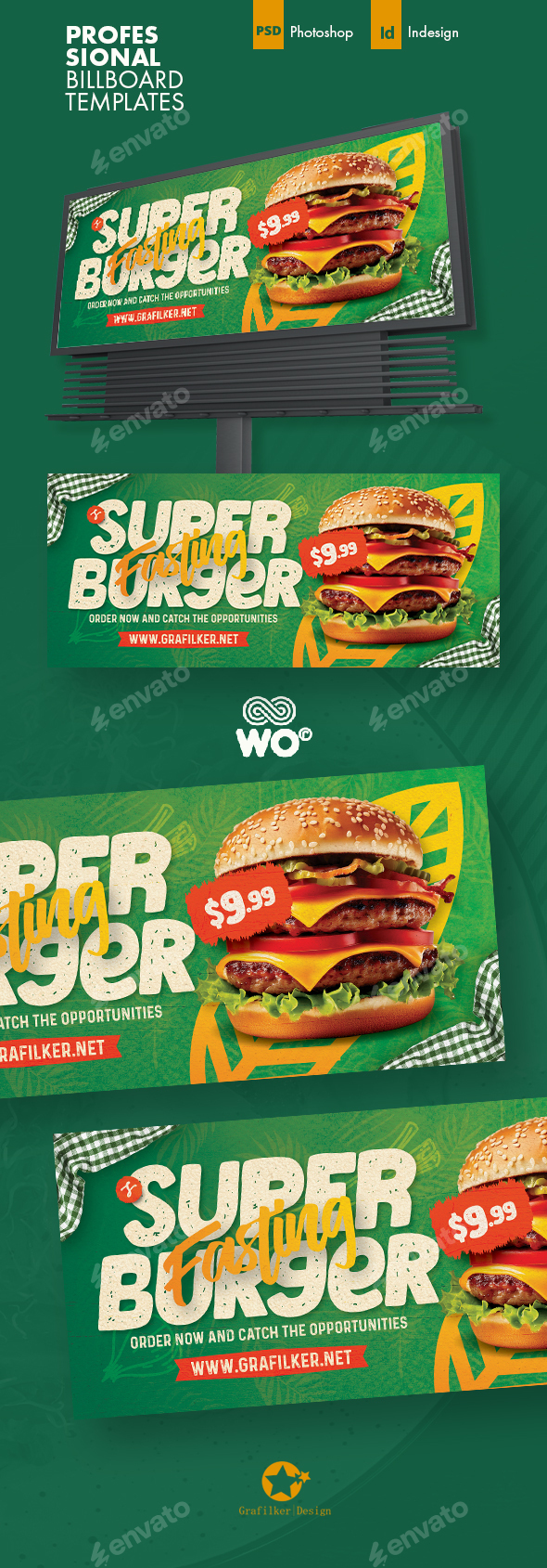 Burger Graphics, Designs & Templates | GraphicRiver
