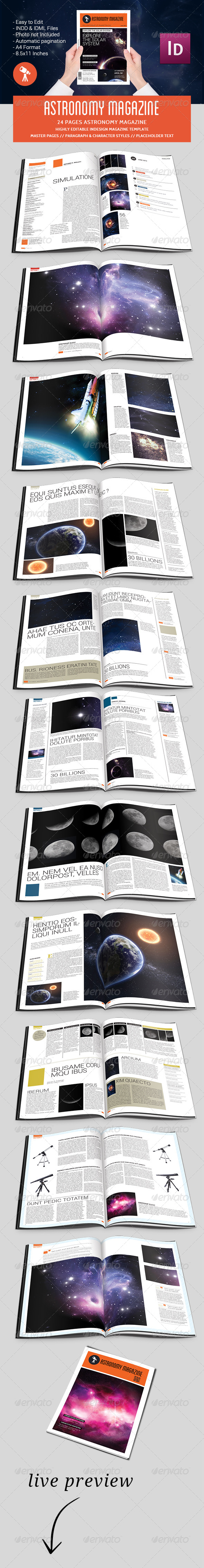 Astronomy Graphics, Designs & Templates | GraphicRiver