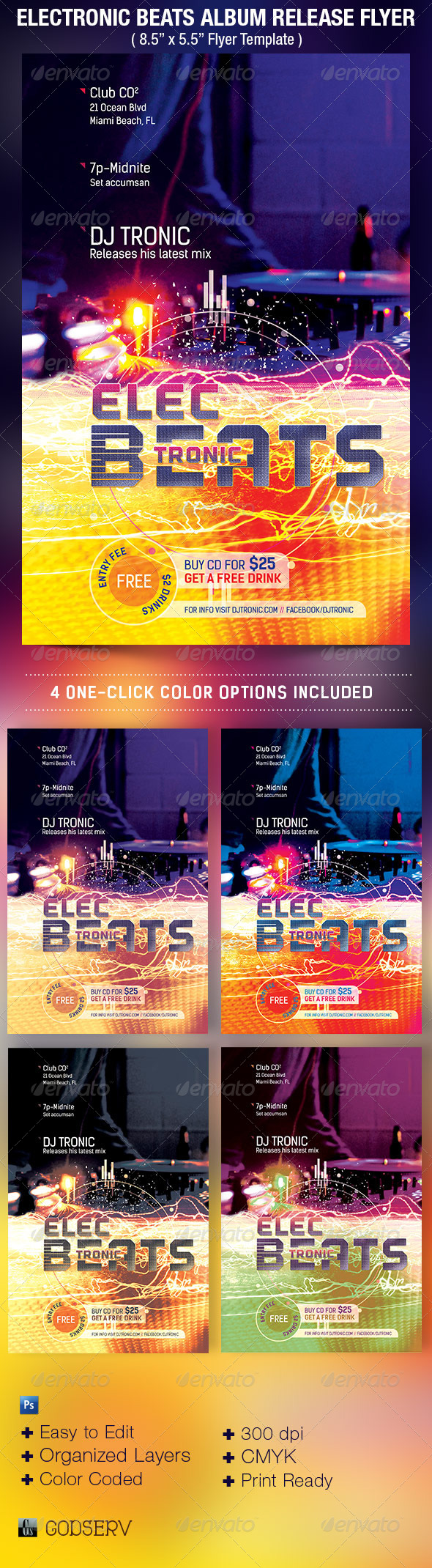 Album Flyer Templates from GraphicRiver