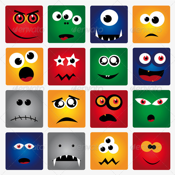 Monster Graphics, Designs & Templates from GraphicRiver