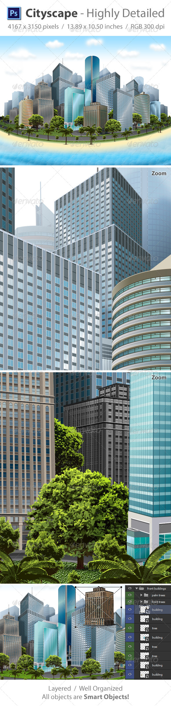 Cityscape Graphics, Designs & Templates | GraphicRiver