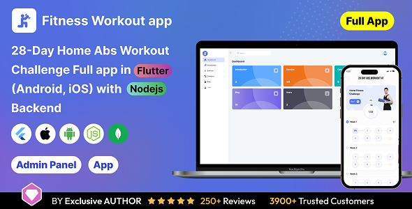 28-Day Home Abs Workout Challenge Full app in Flutter (Android, iOS ...