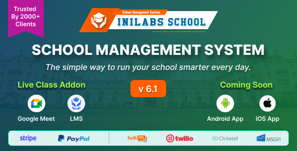 School Management System PHP Scripts | CodeCanyon